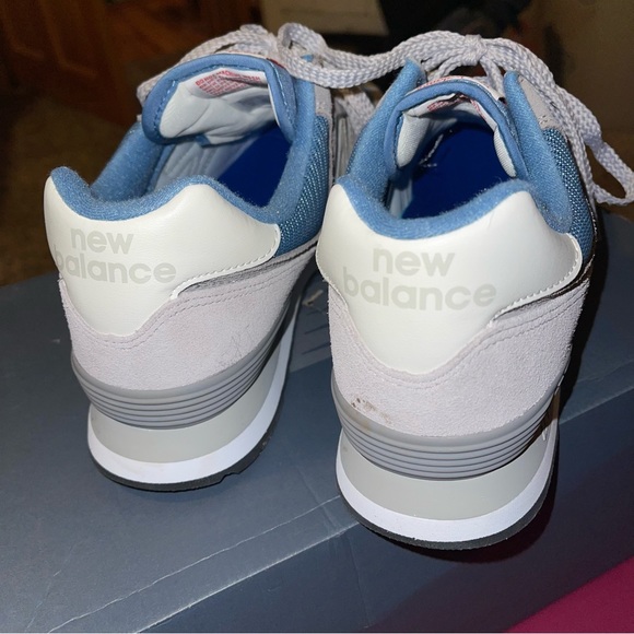 New Balance | Shoes | New Balance 574 Grey Blue Mens Lifestyle Athletic ...